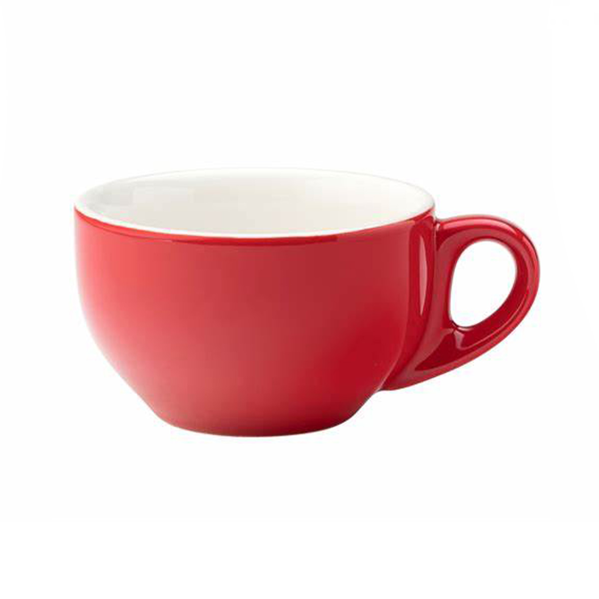ITALIA OPEN CAPPUCCINO CUP 210ML RED By Fortis - Core Catering