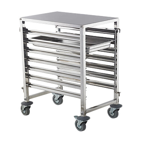 MOBILE WORKING TABLE S/STEEL 385X550X900MM 7 TIER By Global - Core Catering