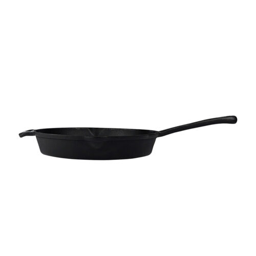 CAST IRON CHEF SKILLET 260MM BLACK - Core Catering