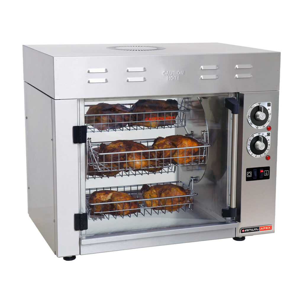 CHICKEN ROTISSERIE GRILLER ELECTRIC 8 BIRD By Anvil - Core Catering