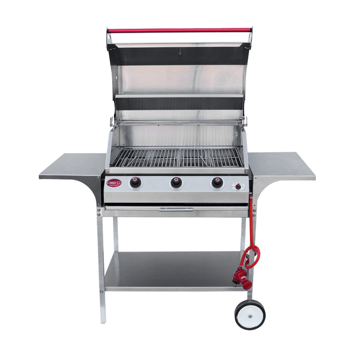 MOBILE GAS BRAAI 3 BURNER OCTANE By Chef - Core Catering