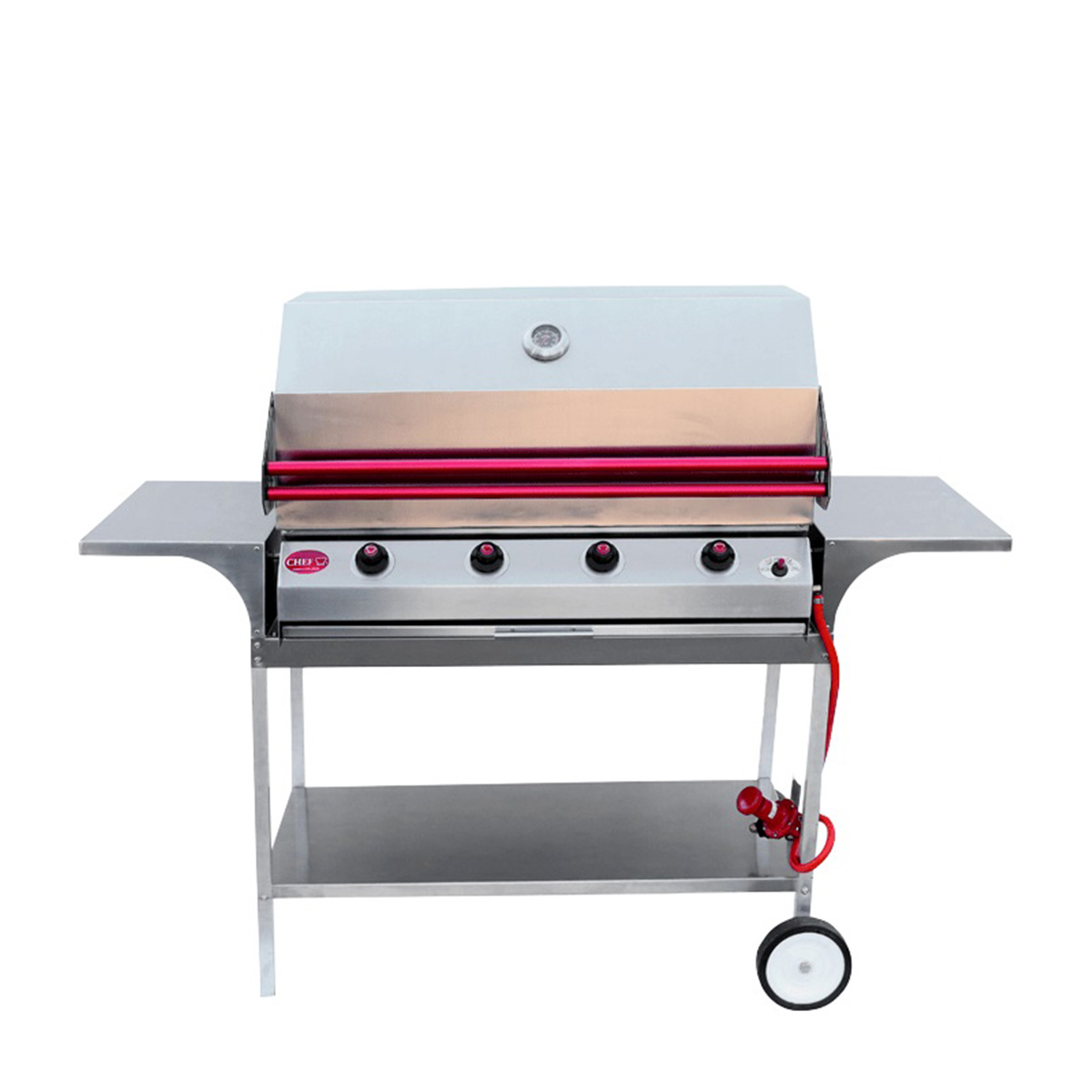 MOBILE GAS BRAAI 4 BURNER OCTANE By Chef - Core Catering