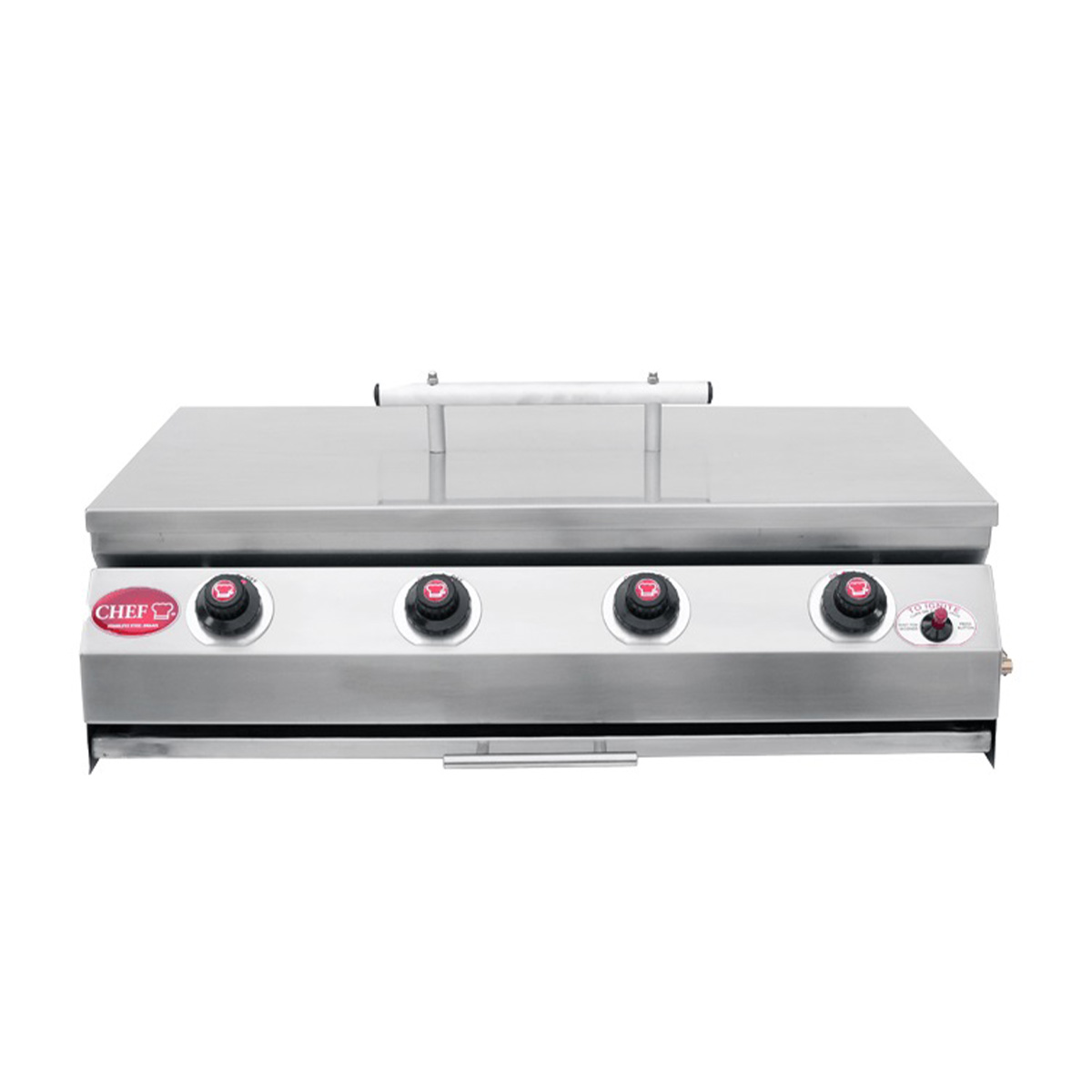 BUILT-IN GAS BRAAI 4 BURNER SLIMLINE By Chef - Core Catering