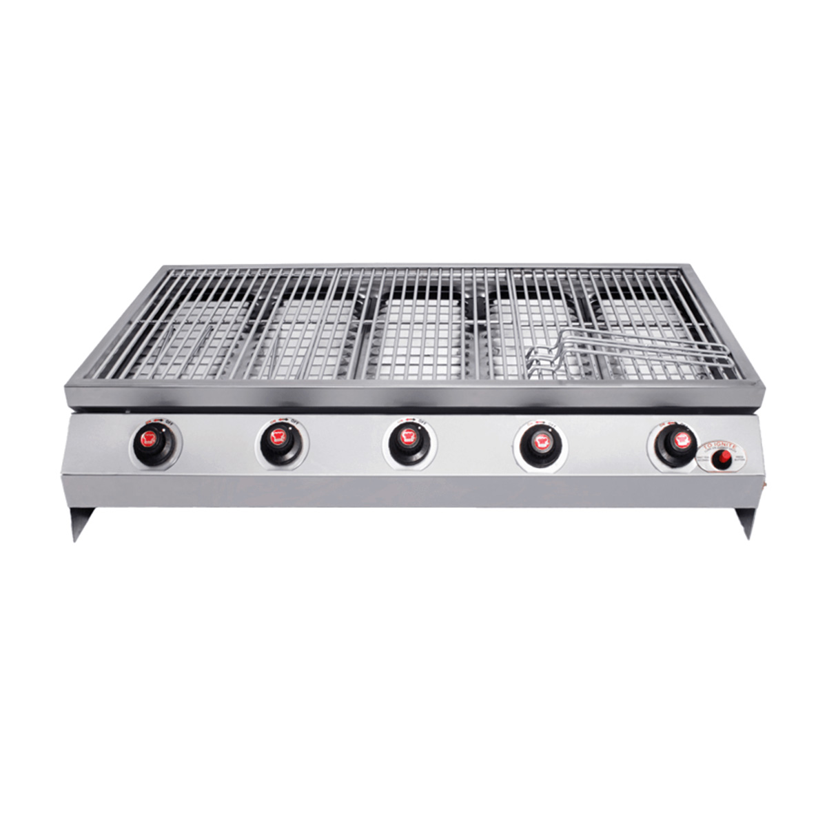 BUILT-IN GAS BRAAI 5 BURNER SLIMLINE By Chef - Core Catering