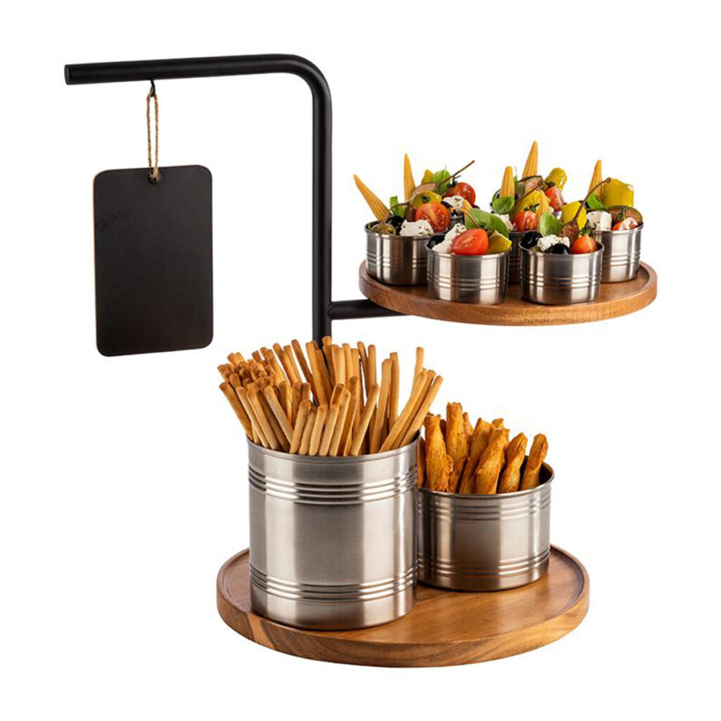 2-TIER IRON DISPLAY STAND By APS - Core Catering
