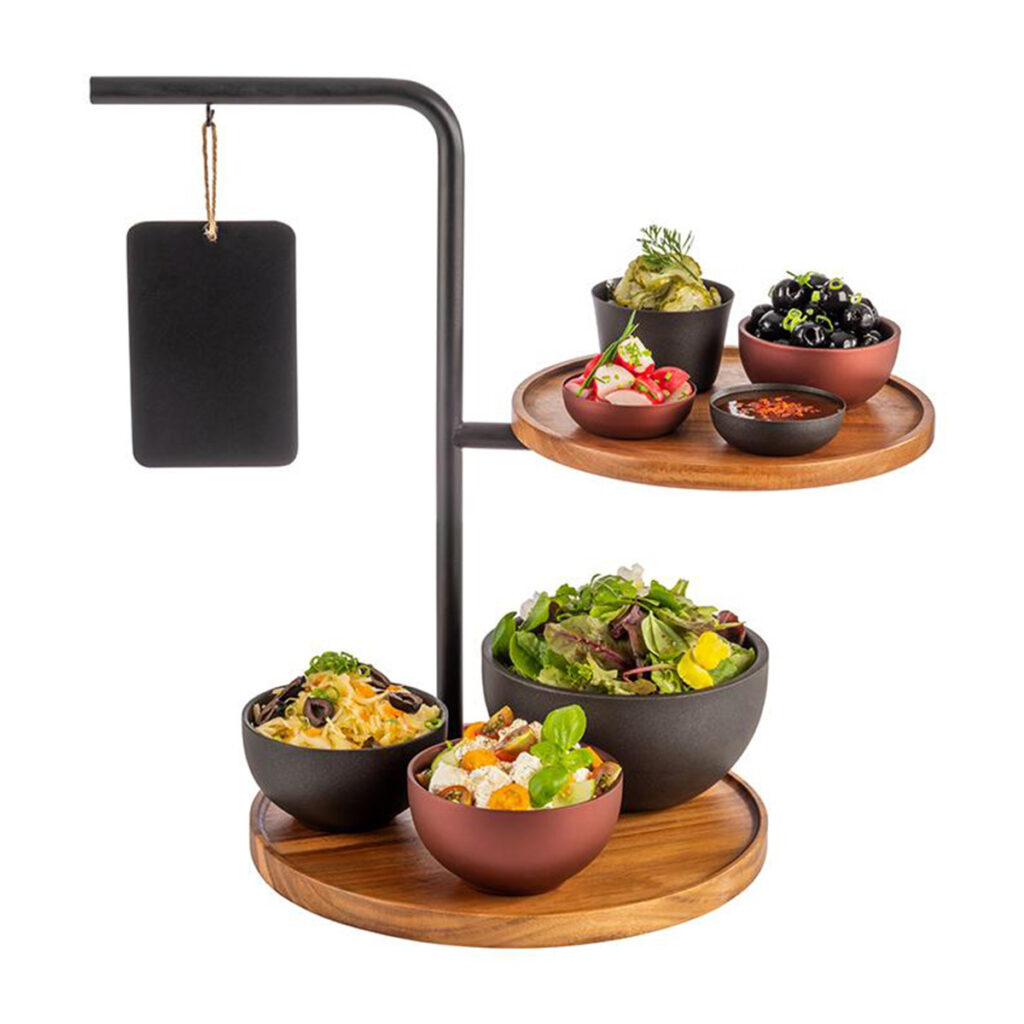 2-TIER IRON DISPLAY STAND By APS - Core Catering