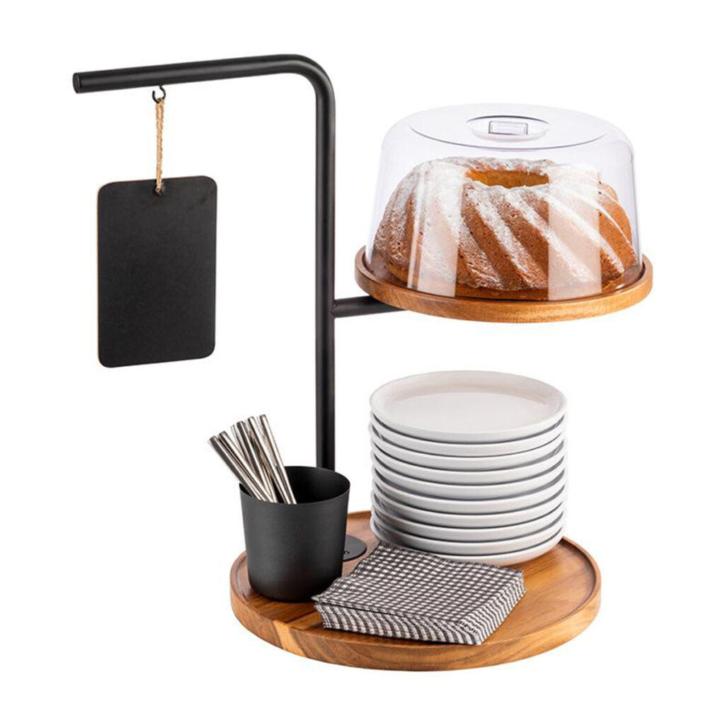 2-TIER IRON DISPLAY STAND By APS - Core Catering