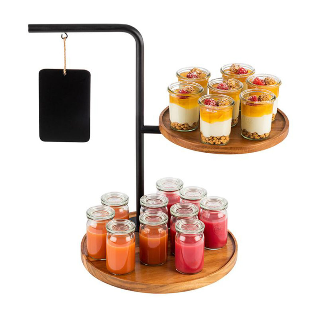 2-TIER IRON DISPLAY STAND By APS - Core Catering