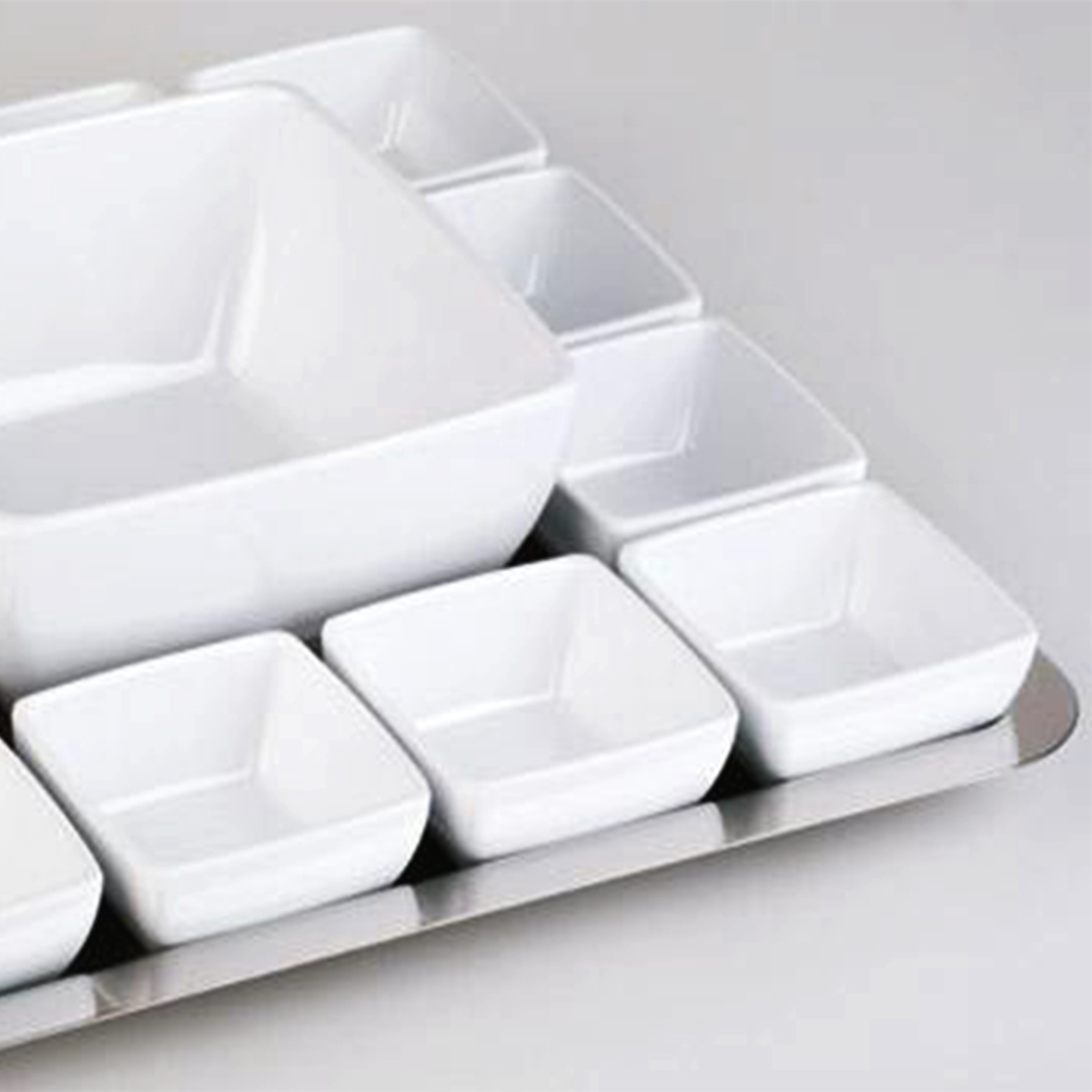 PURE SQUARE BOWL 400ML WHITE By APS - Core Catering