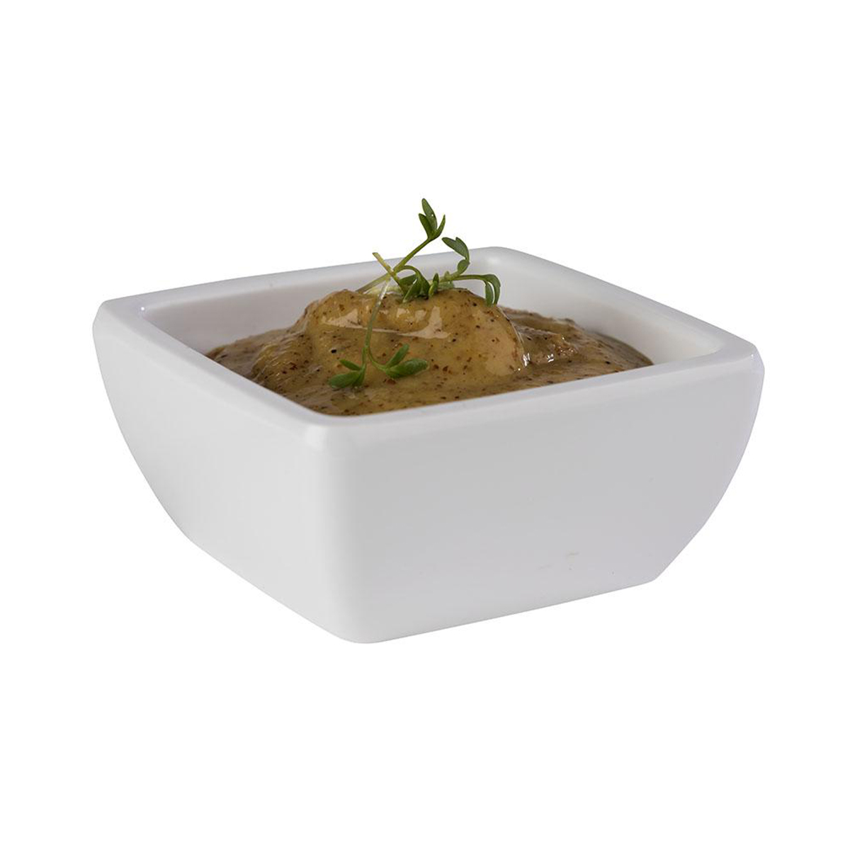 PURE SQUARE BOWL 50ML WHITE By APS - Core Catering