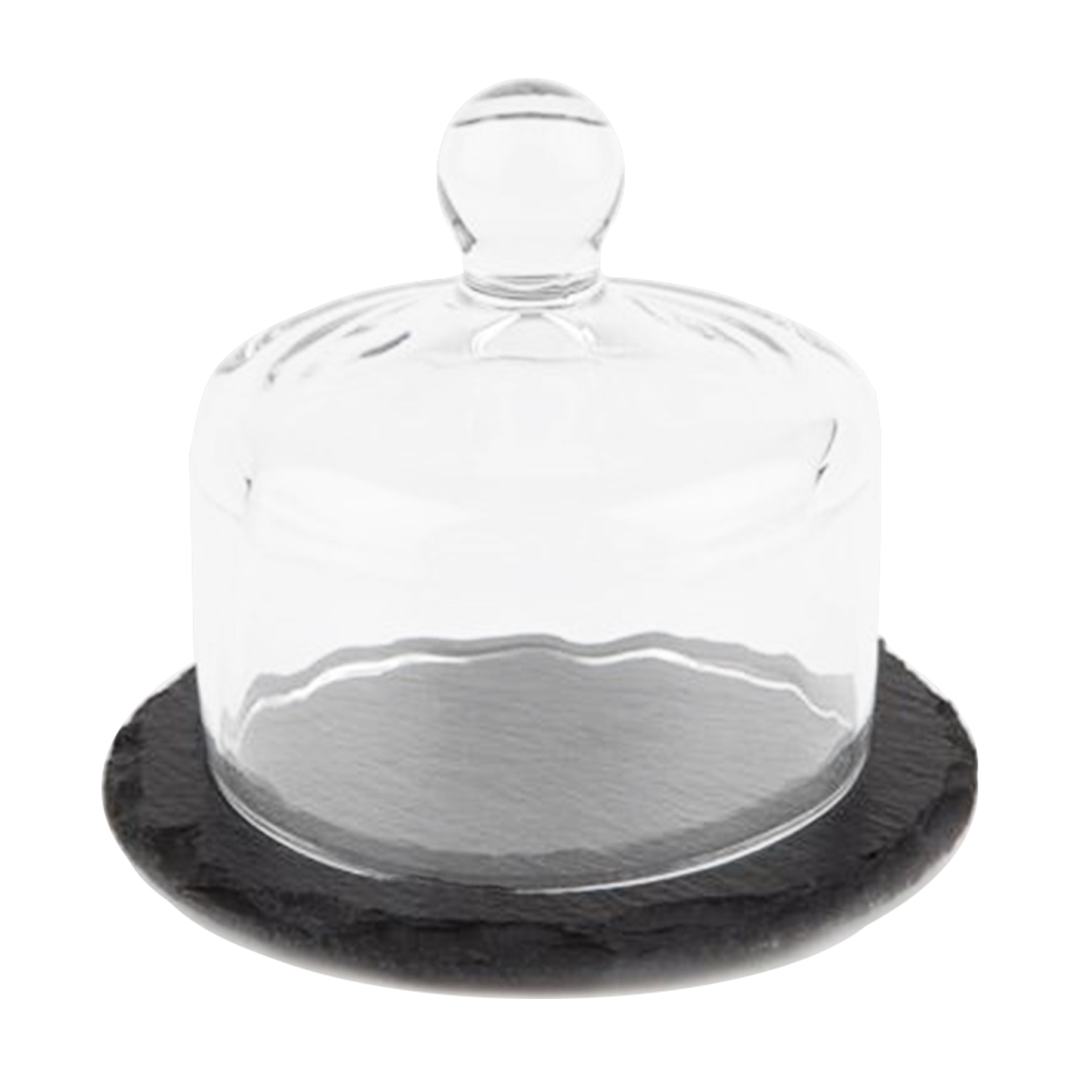 NATURAL SLATE PLATE WITH GLASS COVER By APS - Core Catering