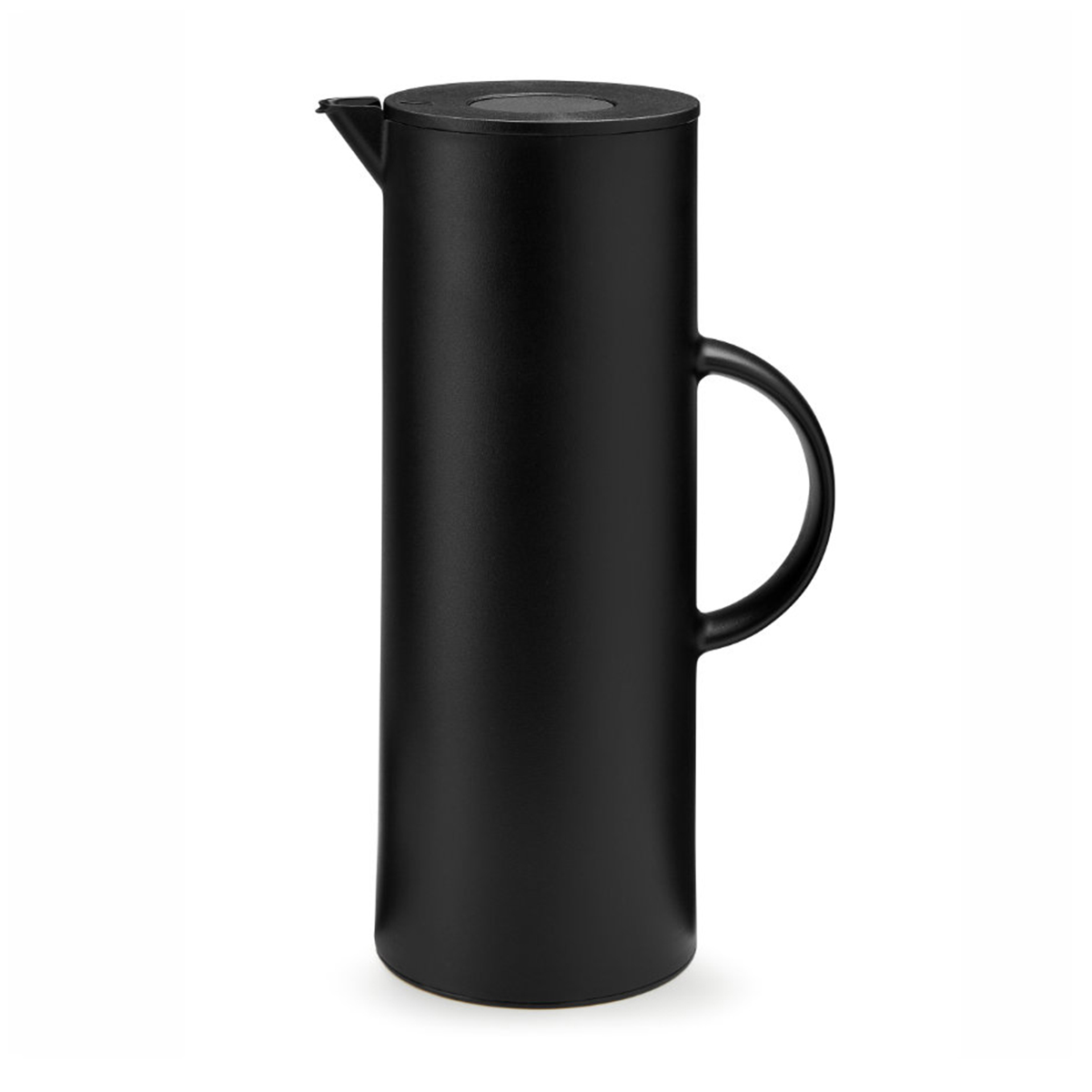 THERMO FLASK WITH GLASS INNER 1L BLACK - Core Catering