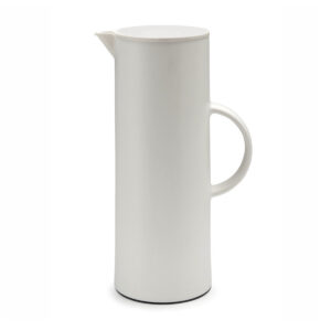 THERMO FLASK WITH GLASS INNER 1L WHITE - Core Catering