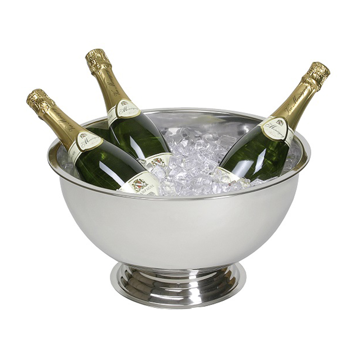 CHAMPAGNE BOWL STAINLESS STEEL 13,5L By APS - Core Catering