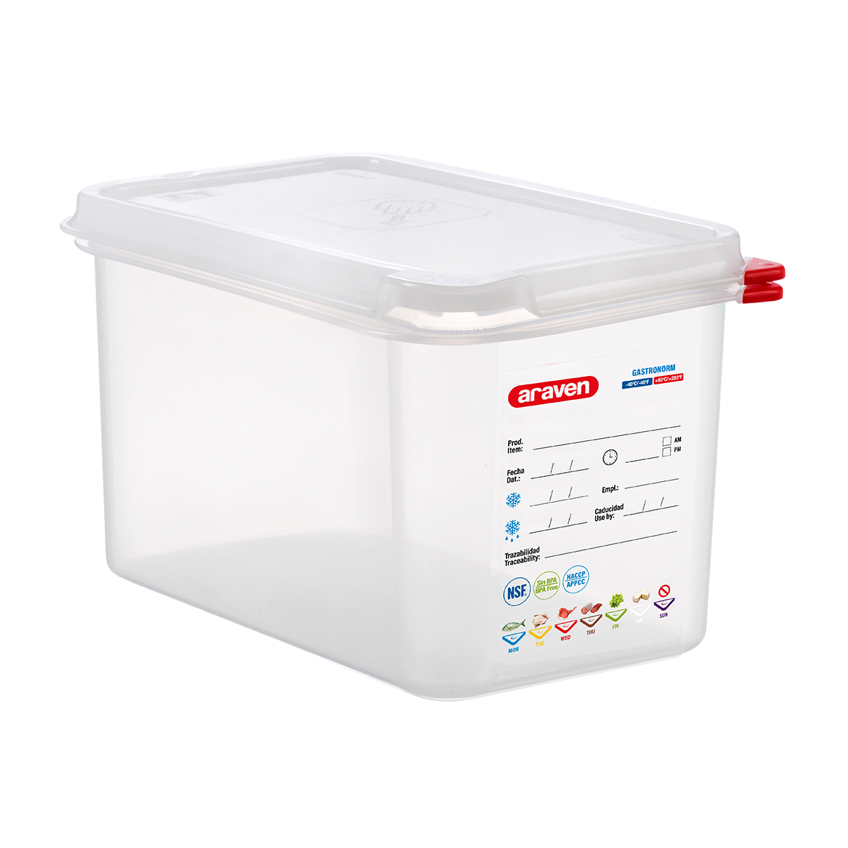 GN 1/4 AIRTIGHT CONTAINER 150MM By Araven - Core Catering