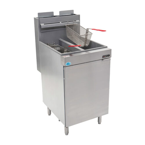 TWIN 18L FLOOR STANDING FISH FRYER GAS By Anvil - Core Catering
