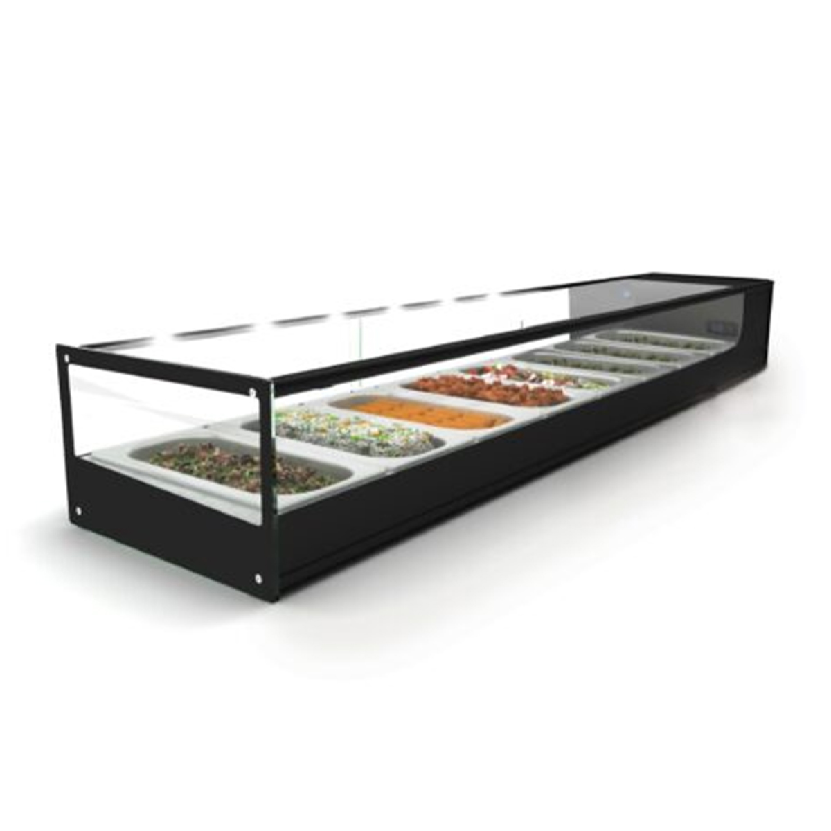 COLD FOOD BAR - SALVADORE 8 INSERT - BLACK (SQUARE) By Salvadore - Core ...