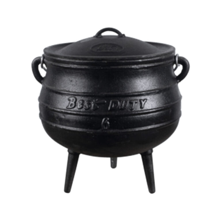 CAST IRON POTJIE POT NO.14 3-LEG BLACK - Core Catering