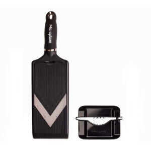 ADJUSTABLE V-BLADE SLICER WITH JULIENNE BLADE By Microplane - Core Catering