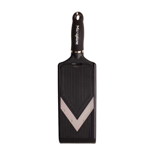 ADJUSTABLE V-BLADE SLICER WITH JULIENNE BLADE By Microplane - Core Catering