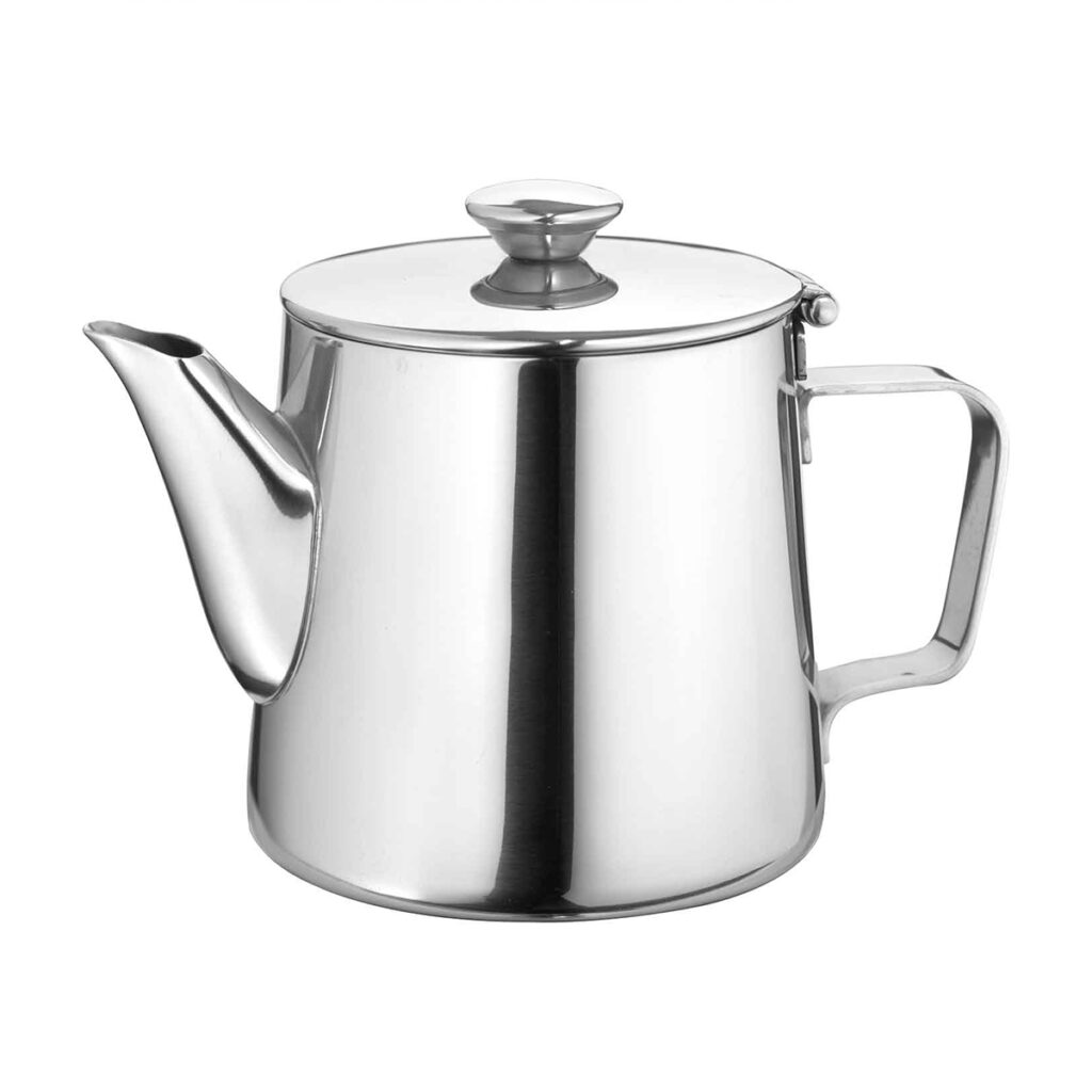 SPOUTED TEAPOT STAINLESS STEEL 500ML - Core Catering