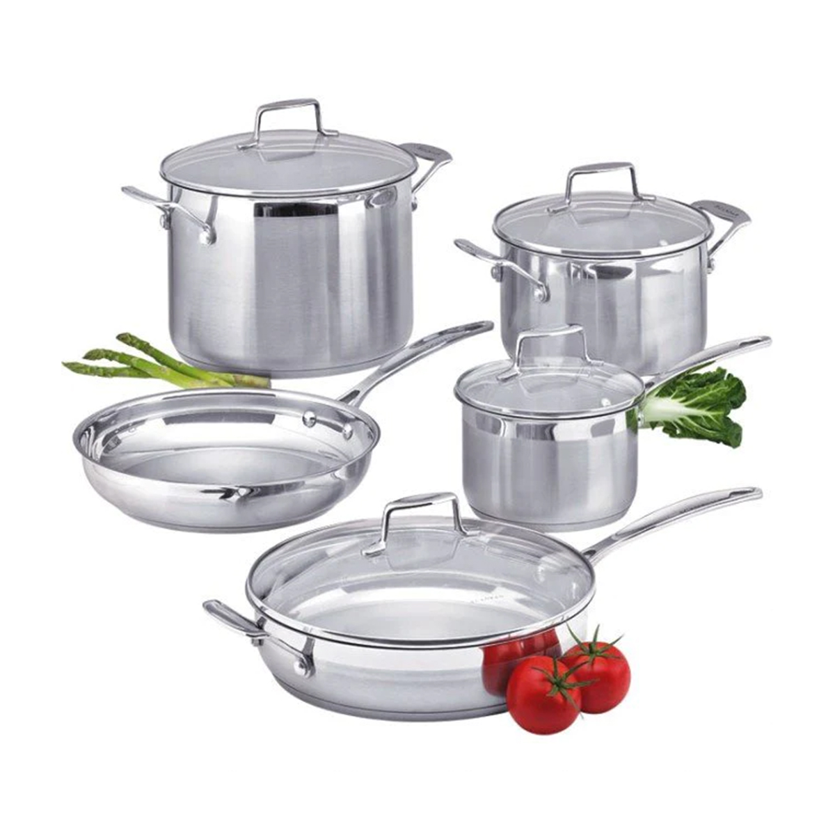 IMPACT 9 PIECE COOKWARE SET S/STEEL By Scanpan