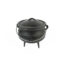 CAST IRON MINI POTJIE POT 1/4 3-LEG BLACK - Core Catering