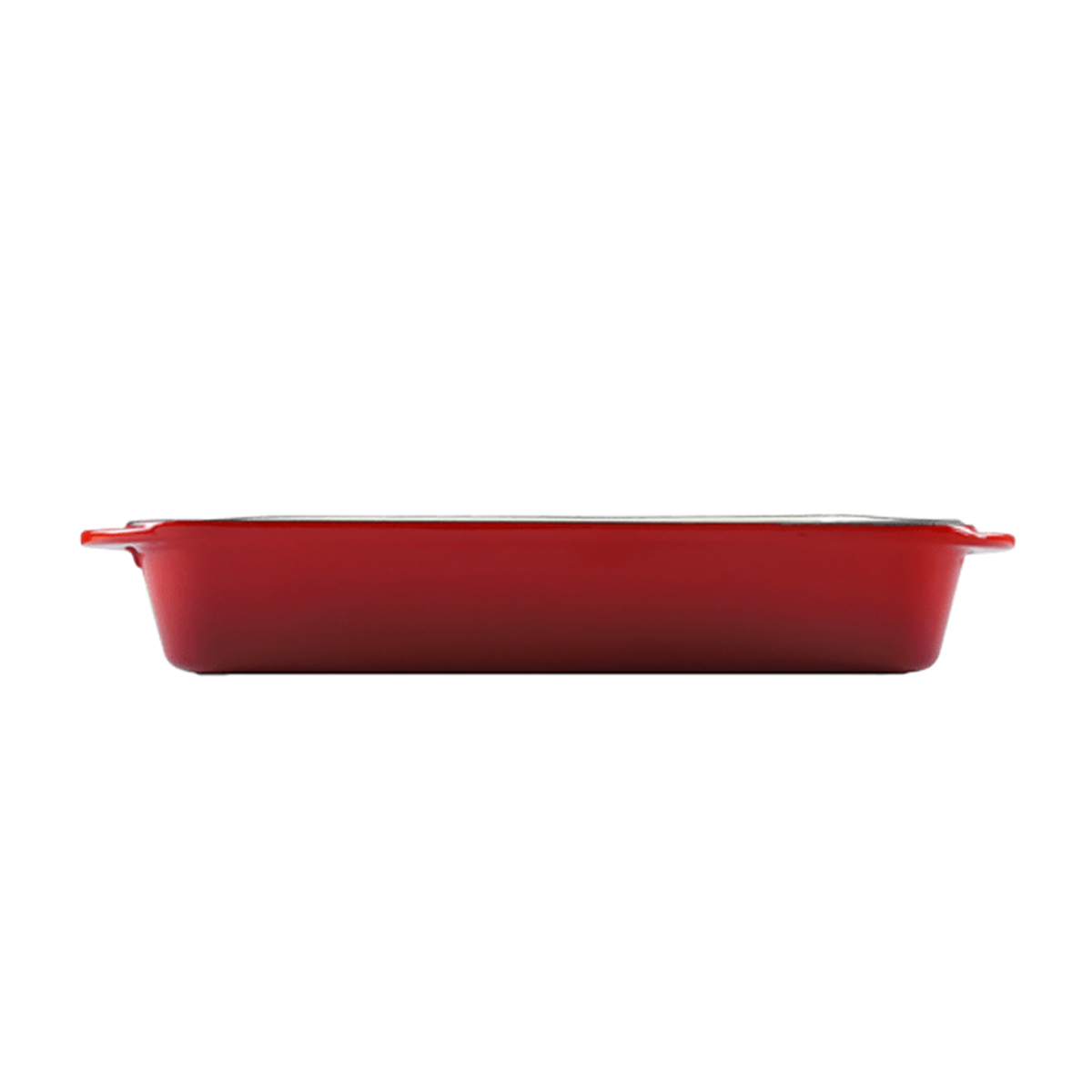 CAST IRON RECTANGULAR ROASTER 365MM RED