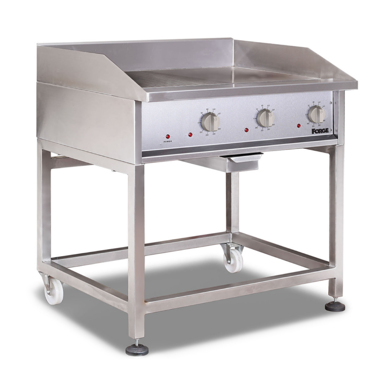 900mm Ribbed/Solid Electric Griller - Core Catering