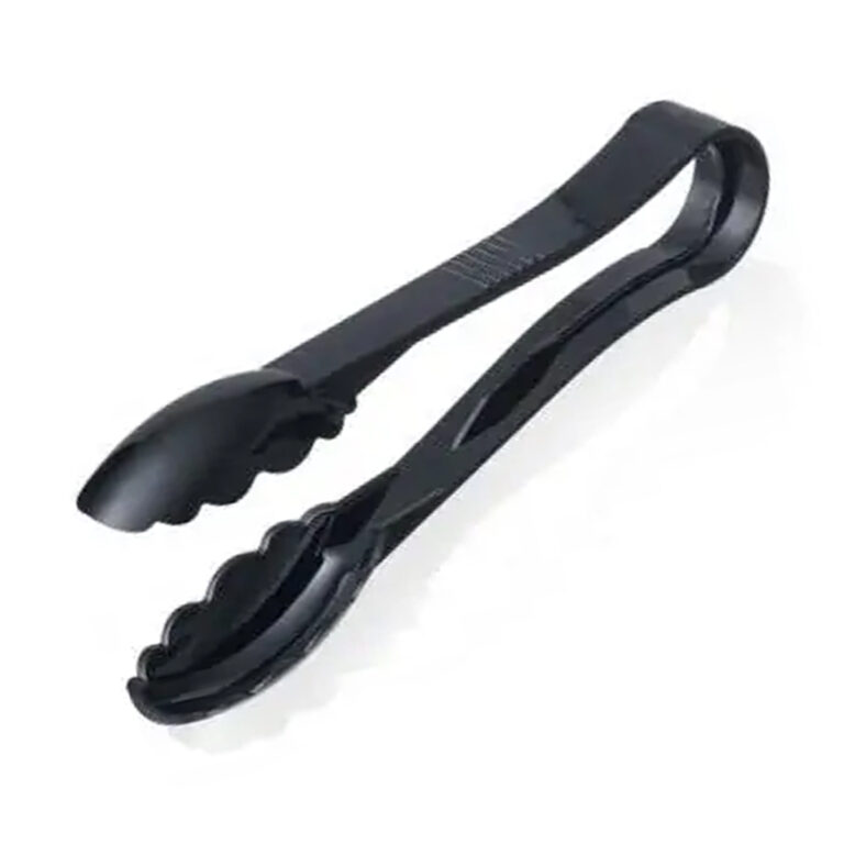230mm Black Polycarbonate Scallop Tong - Core Catering