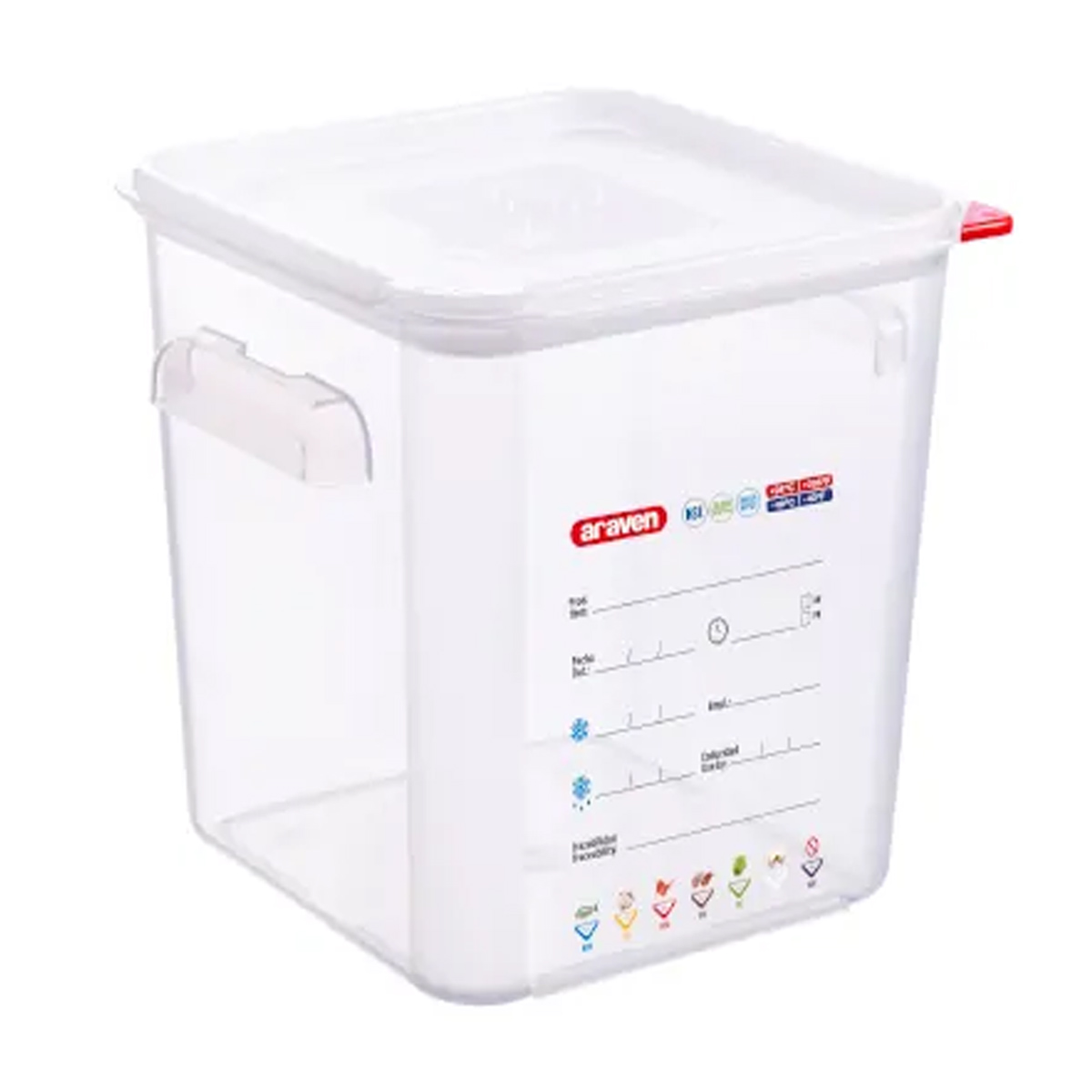 18L Square Polypropylene Container - Core Catering